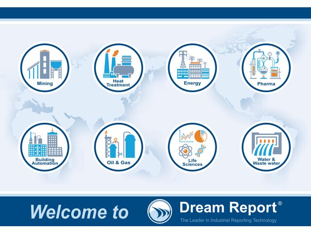 Industrie-Reporting- und Dashboard-Software mit einem interaktiven ...